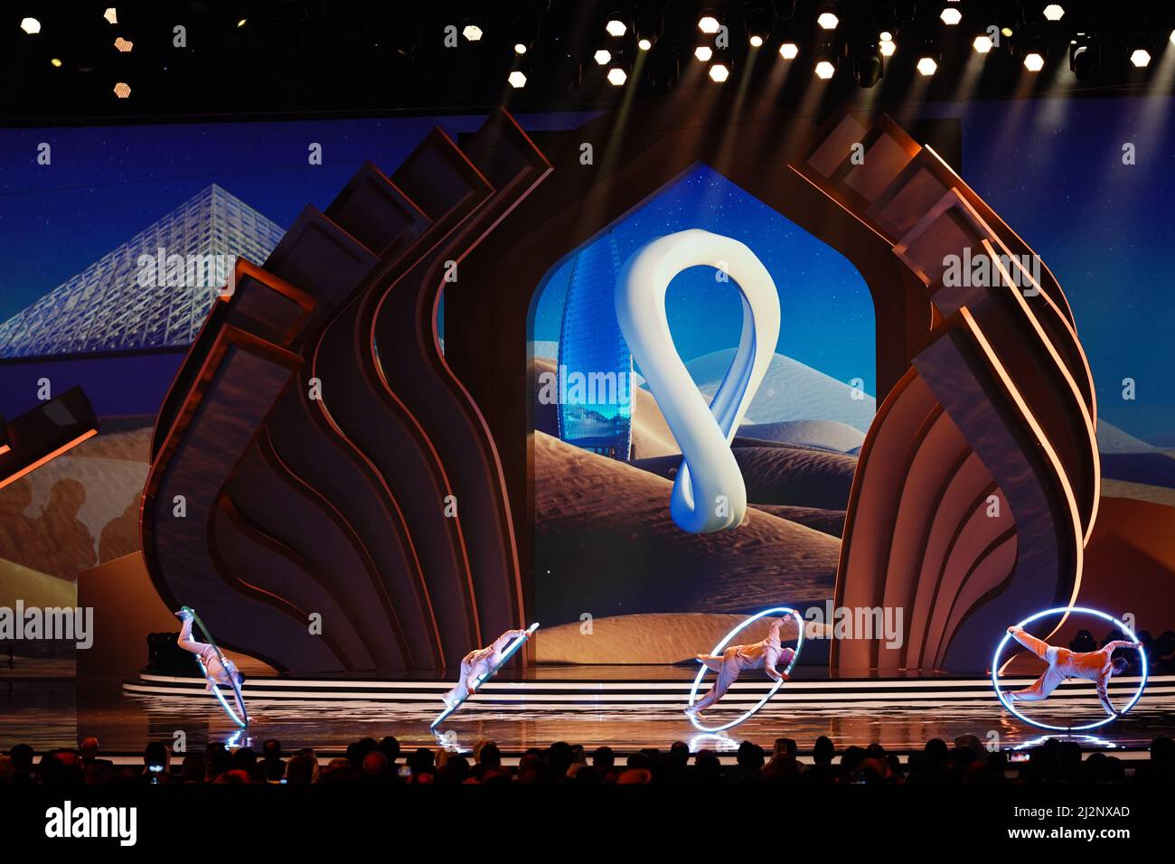 FIFA World Cup 2022 Final Draw in Doha, Qatar Stock Photo - Alamy