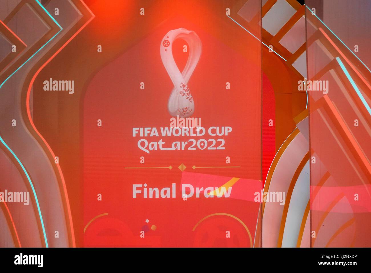 FIFA World Cup 2022 Final Draw in Doha, Qatar Stock Photo - Alamy