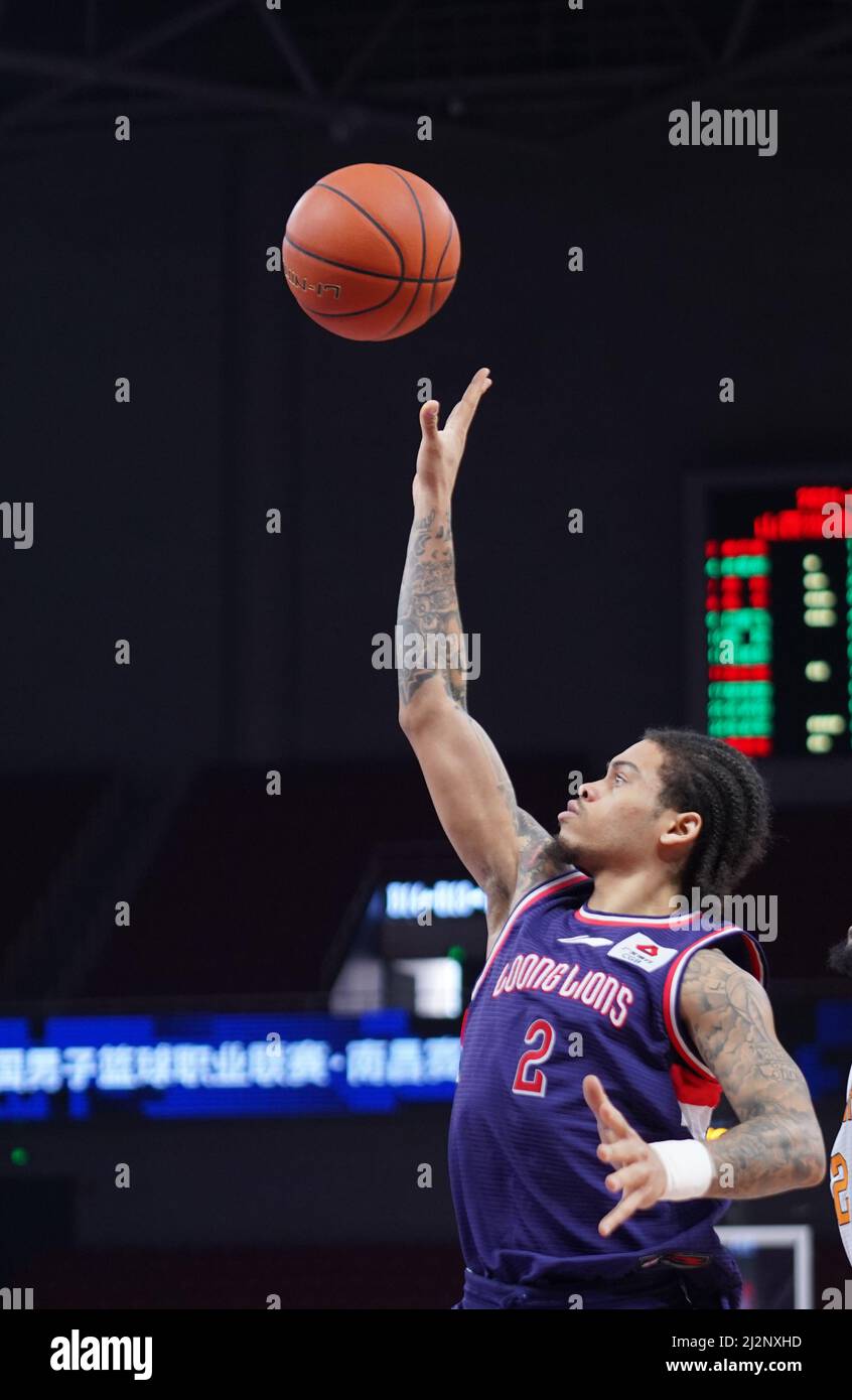 Nanchang, China's Jiangxi Province. 3rd Apr, 2022. Nathaniel Mason of ...