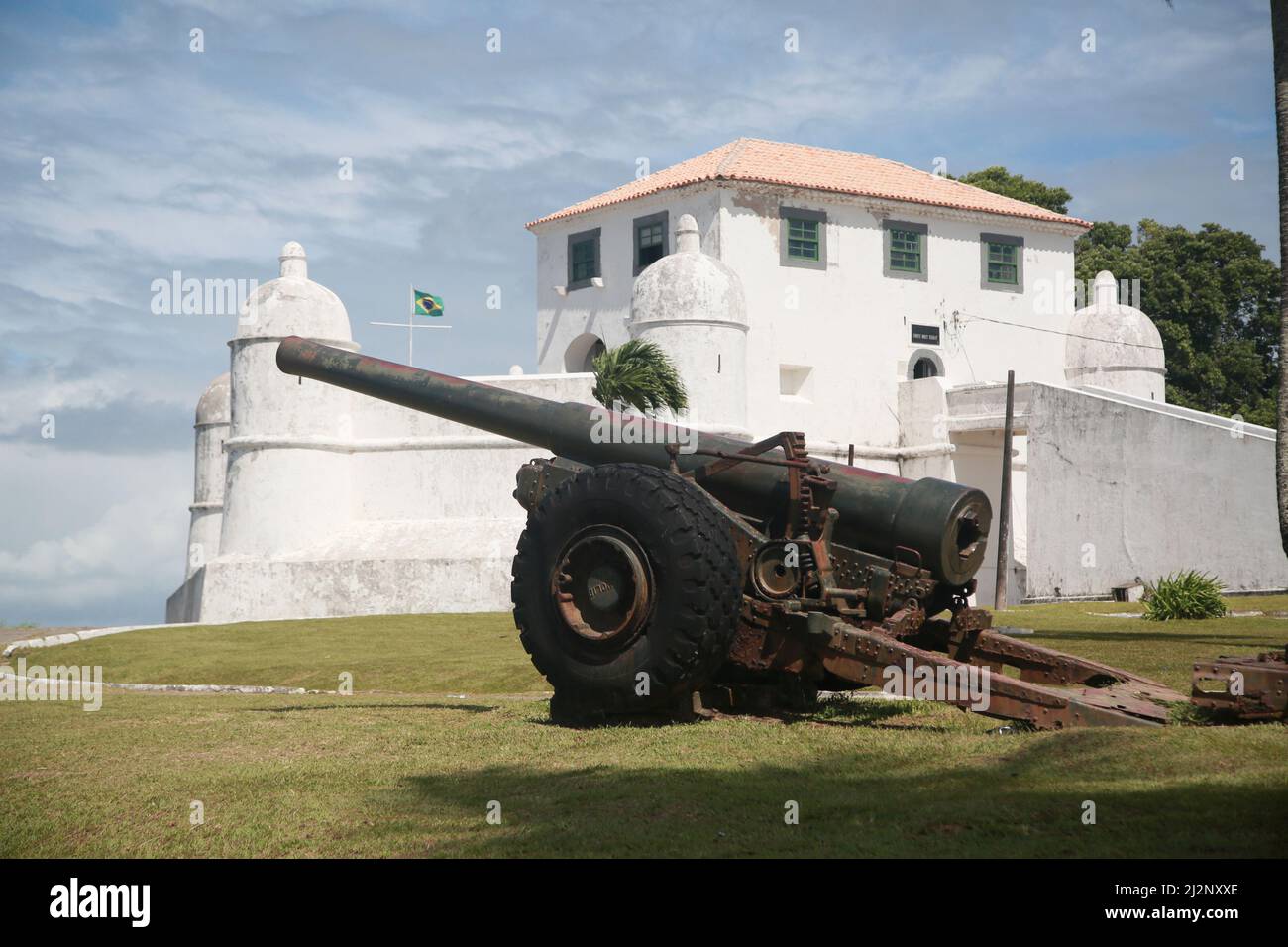 salvador, bahia, brazil - march 28, 2022: view of the Monte Serrat Fort ...