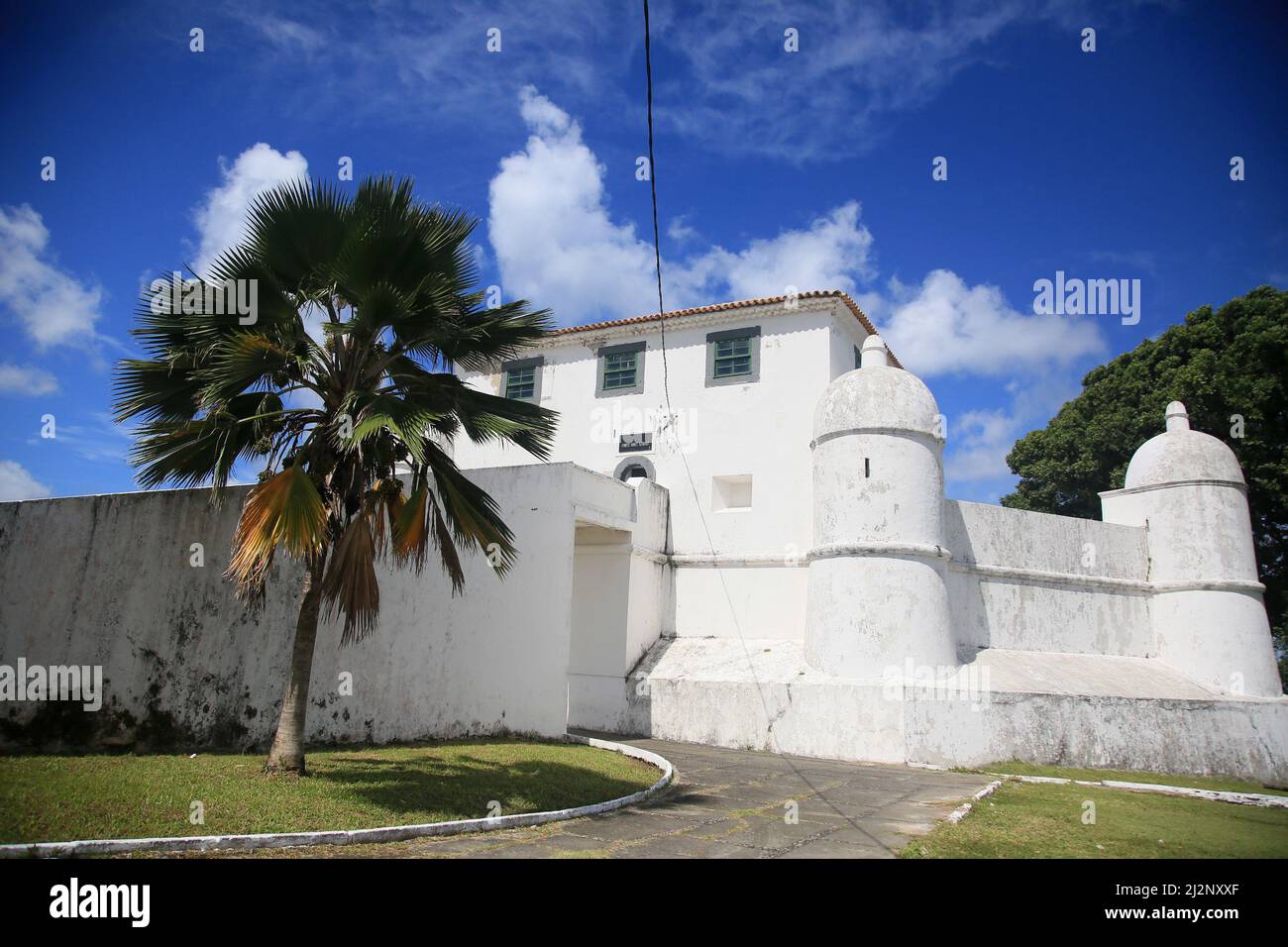 salvador, bahia, brazil - march 28, 2022: view of the Monte Serrat Fort ...