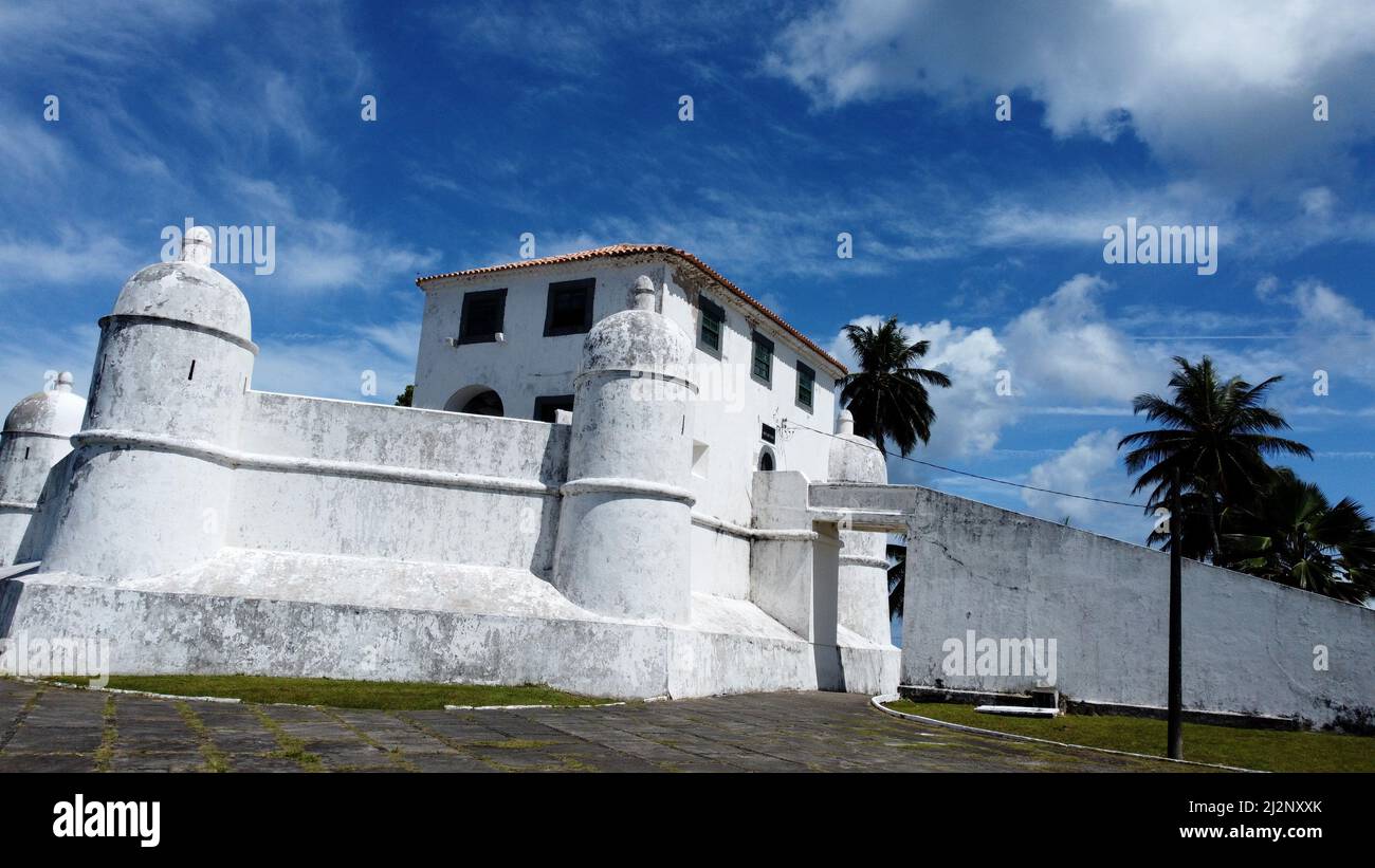 salvador, bahia, brazil - march 28, 2022: view of the Monte Serrat Fort ...