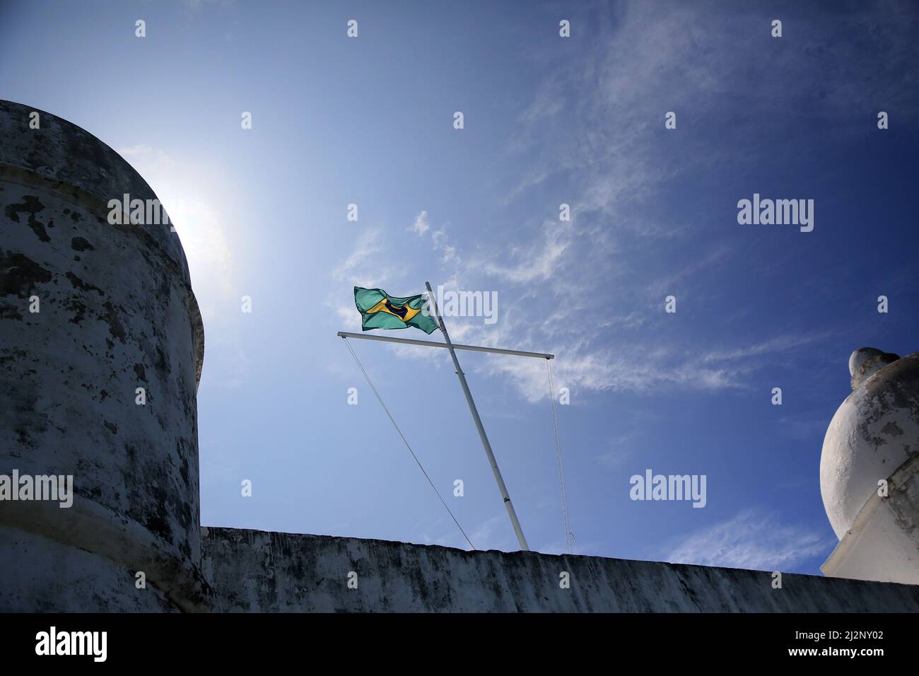salvador, bahia, brazil - march 28, 2022: view of the Monte Serrat Fort ...