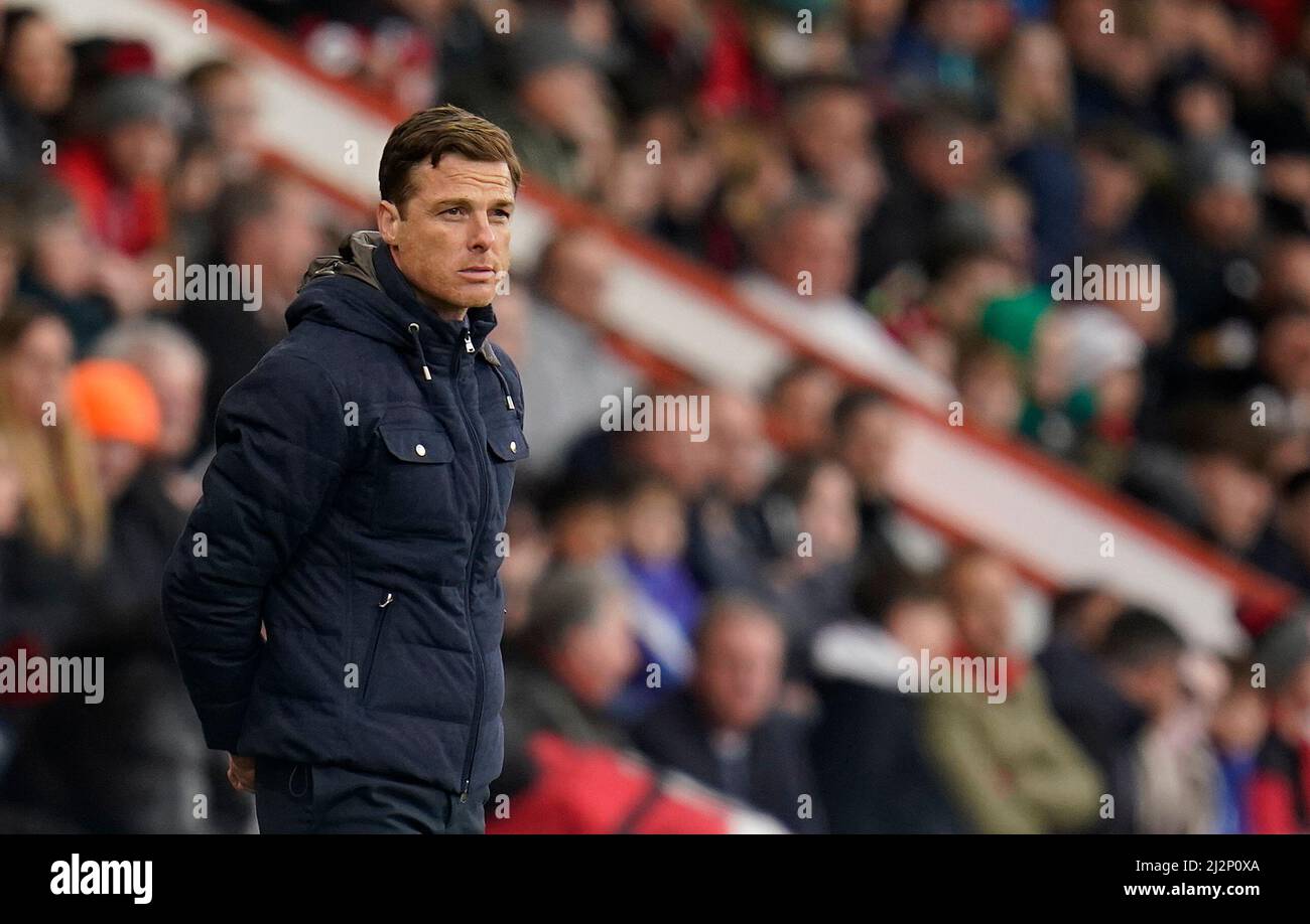 AFC Bournemouth manager Scott Parker during the Sky Bet Championship ...