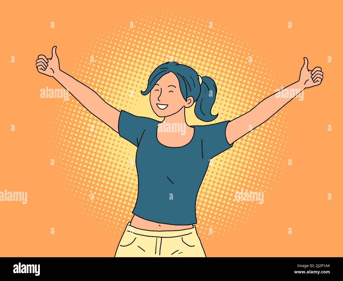 Positive student Stock Vector Images - Alamy