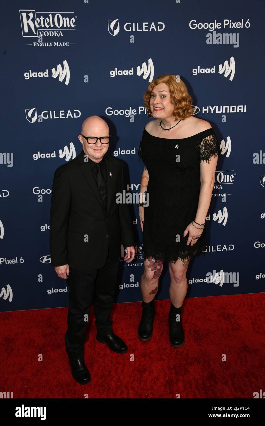 Lily Wachowski arrives at the 33rd Annual GLAAD Media Awards at the ...