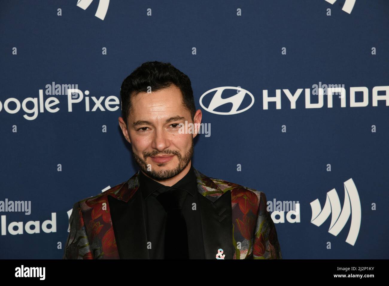 Jake Graf arrives at the 33rd Annual GLAAD Media Awards at the Beverly ...
