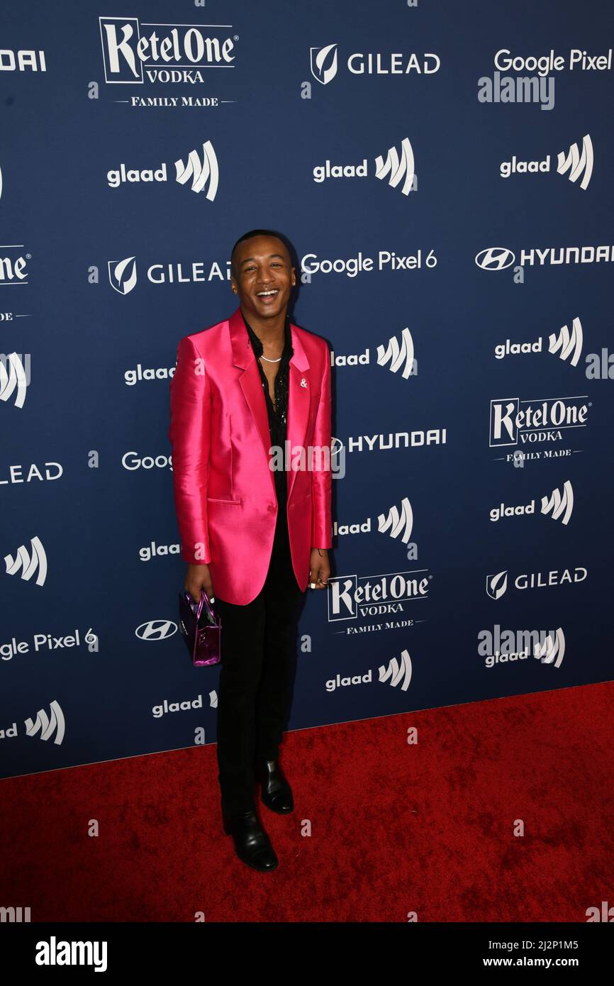 Victor Jackson arrives at the 33rd Annual GLAAD Media Awards at the ...