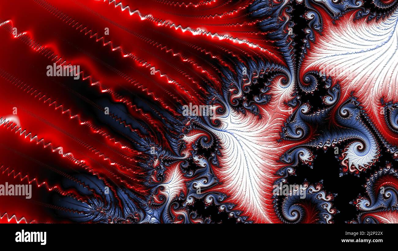 Abstract Computer generated Fractal design. A fractal is a never-ending ...