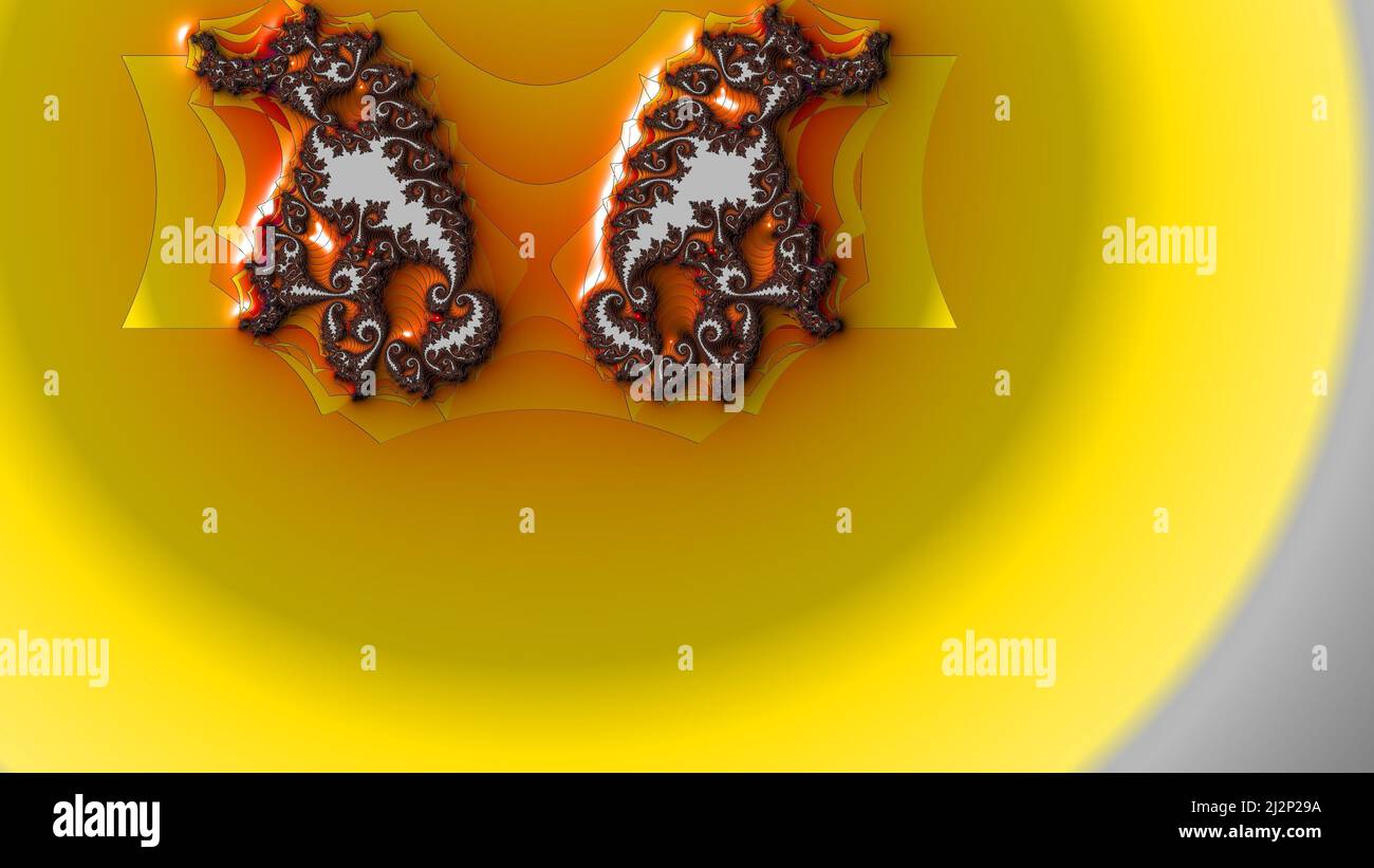 Abstract Computer generated Fractal design. A fractal is a never-ending ...