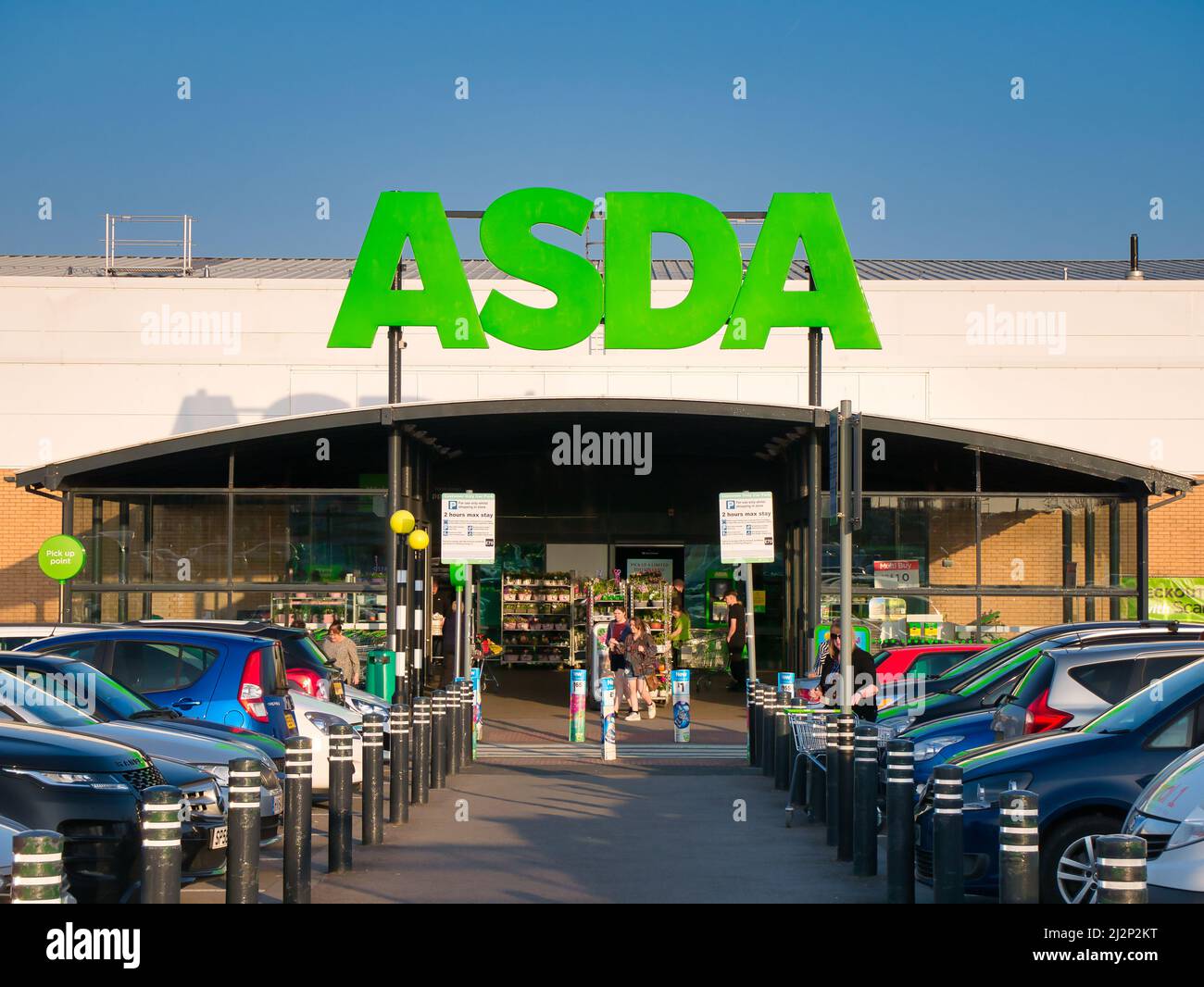 Car park asda supermarket in hi-res stock photography and images - Alamy