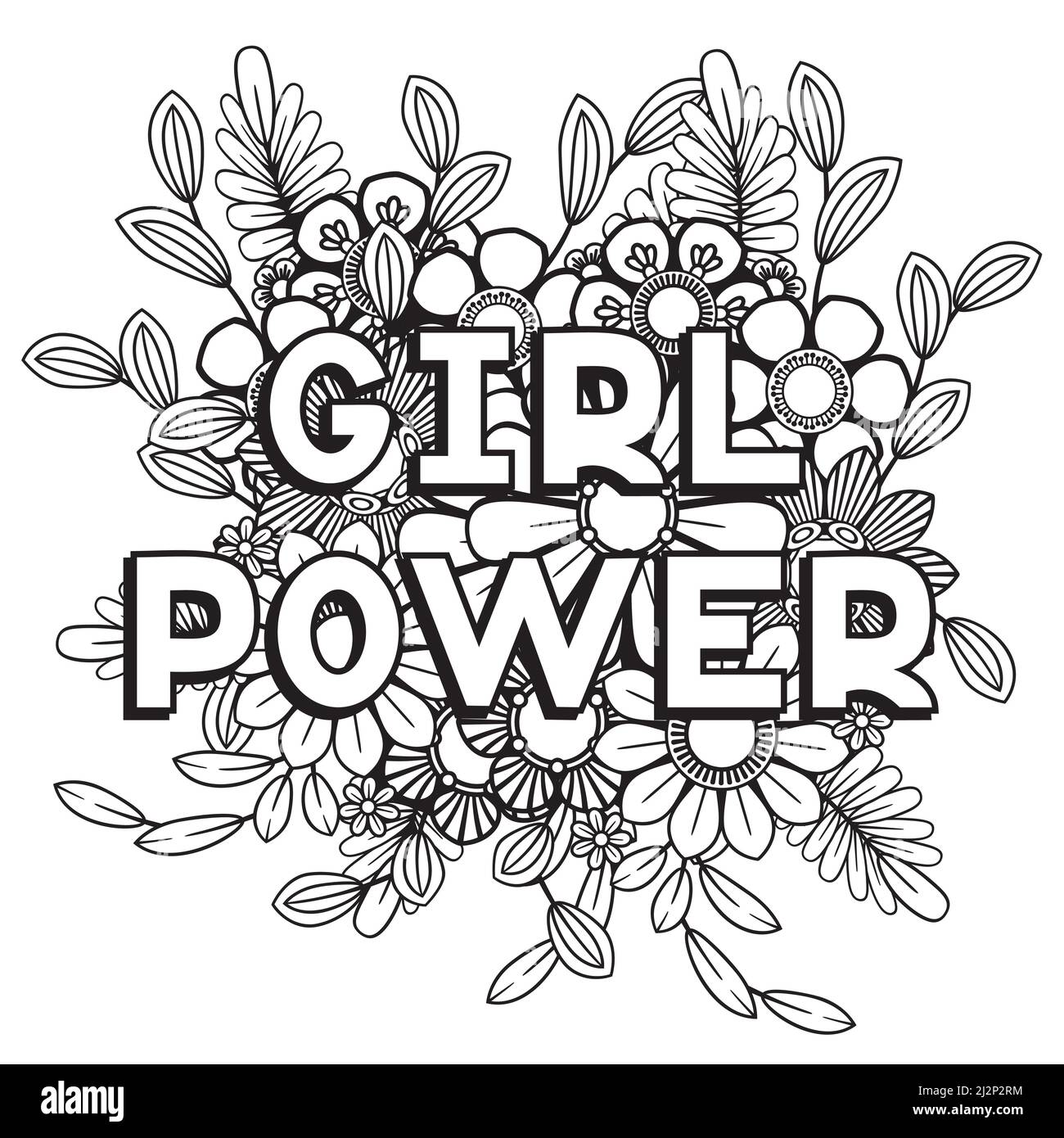 Feminist poster illustration Cut Out Stock Images & Pictures - Alamy