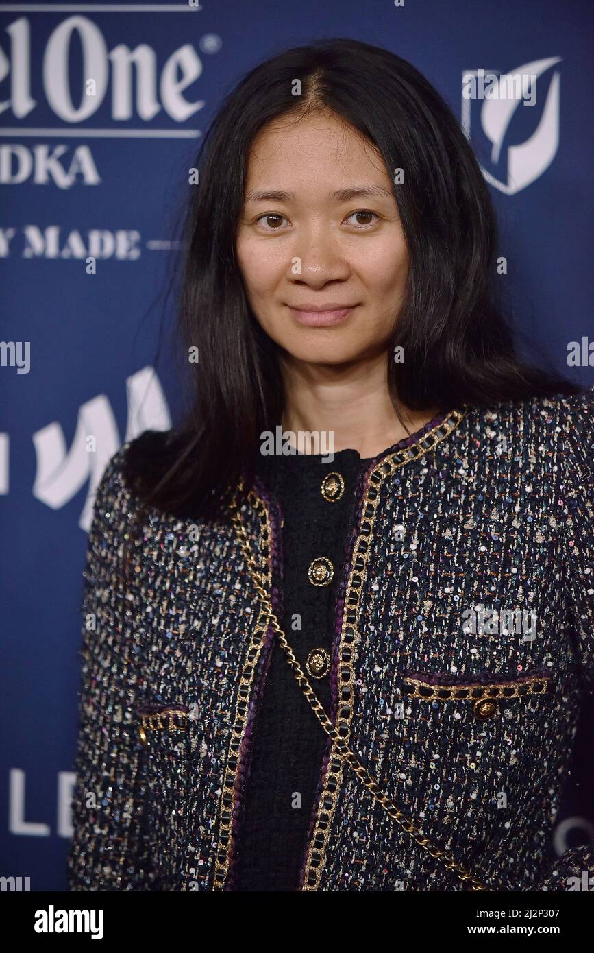 Beverly Hills, United States. 2nd Apr, 2022. Director Chloe Zhao ...