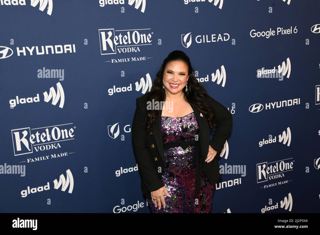 Gloria Calder—n Kellett arrives at the 33rd Annual GLAAD Media Awards ...