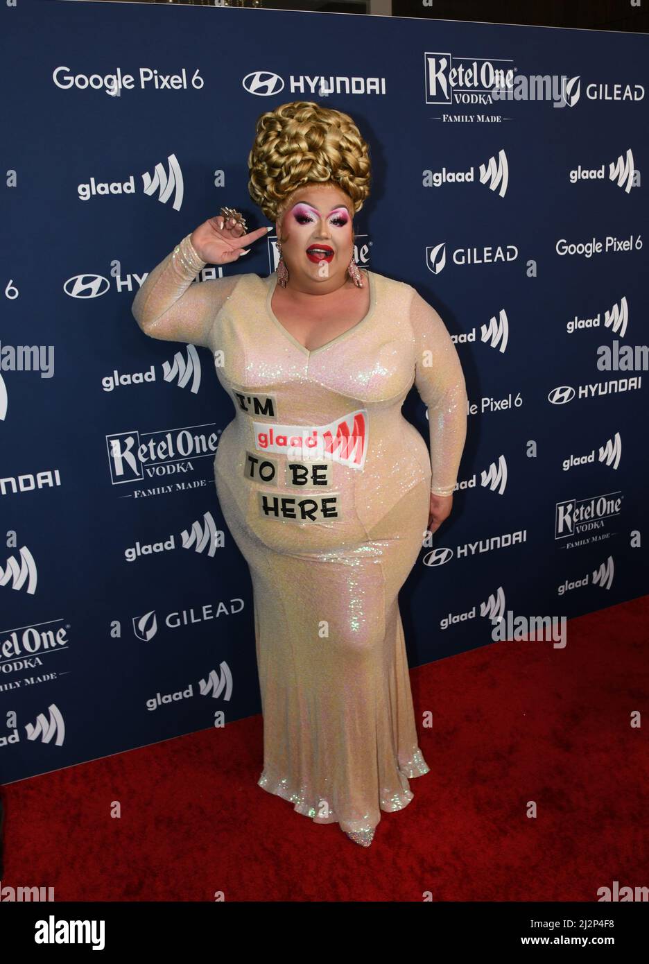 Los Angeles, USA. 02nd Apr, 2022. Kandy Muse arrives at the 33rd Annual ...