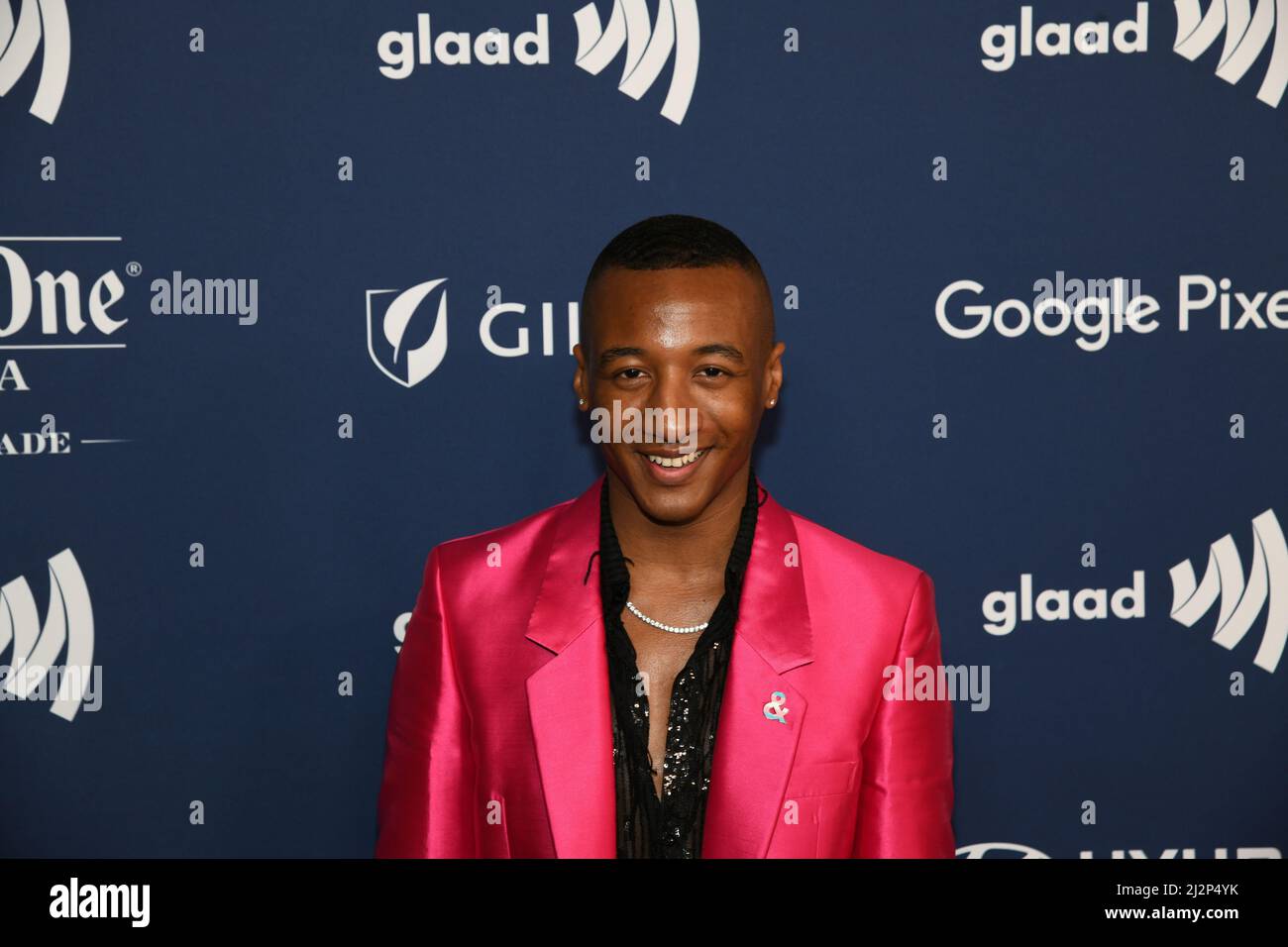 Los Angeles, USA. 02nd Apr, 2022. Victor Jackson arrives at the 33rd ...