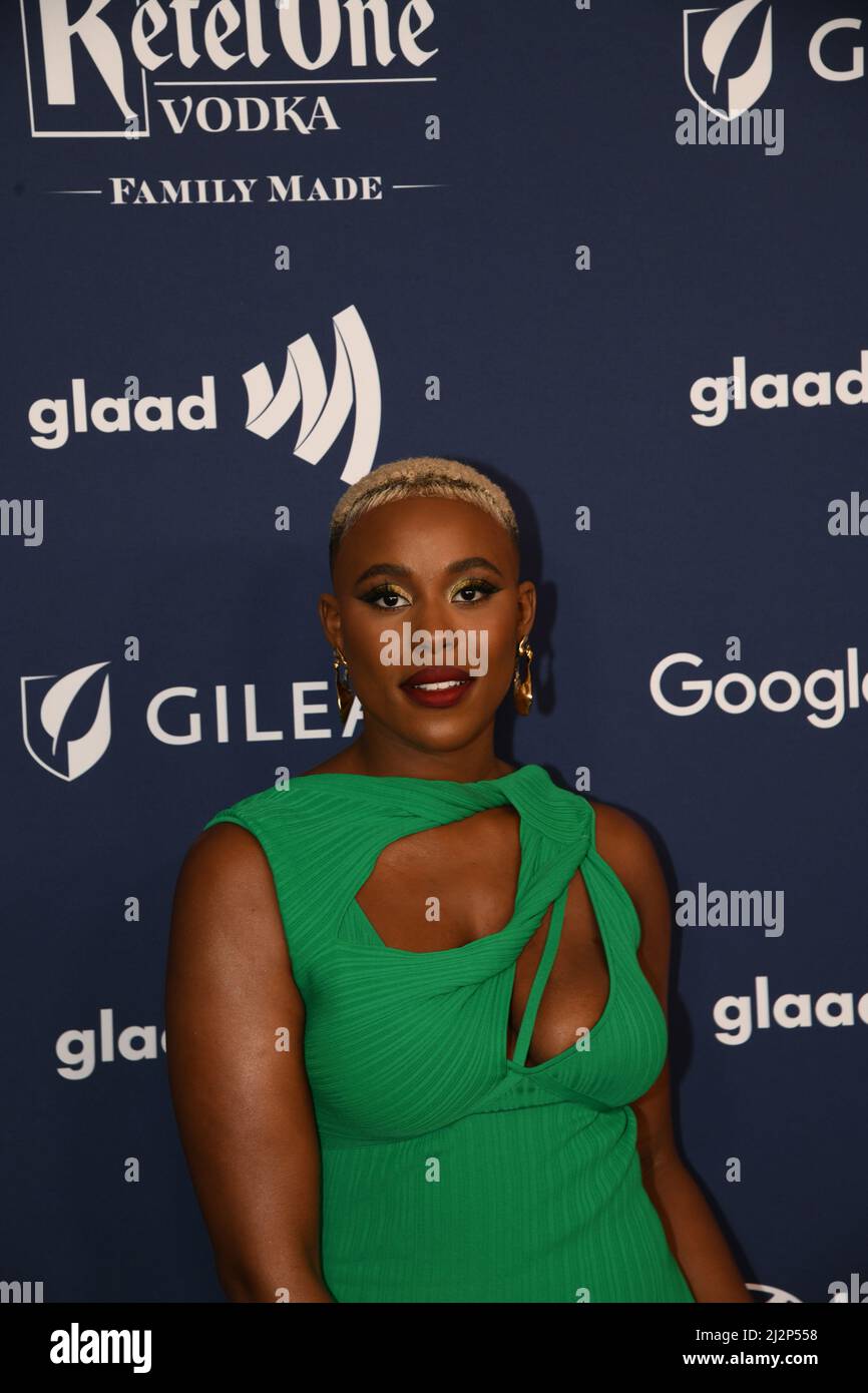 Los Angeles, USA. 02nd Apr, 2022. Jerrie Johnson arrives at the 33rd ...