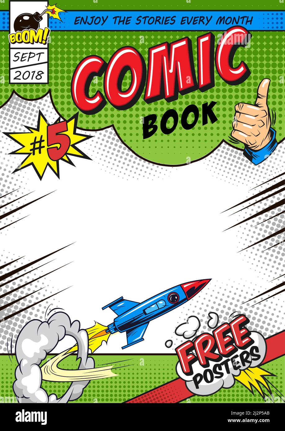 Comic book cover hi-res stock photography and images - Alamy