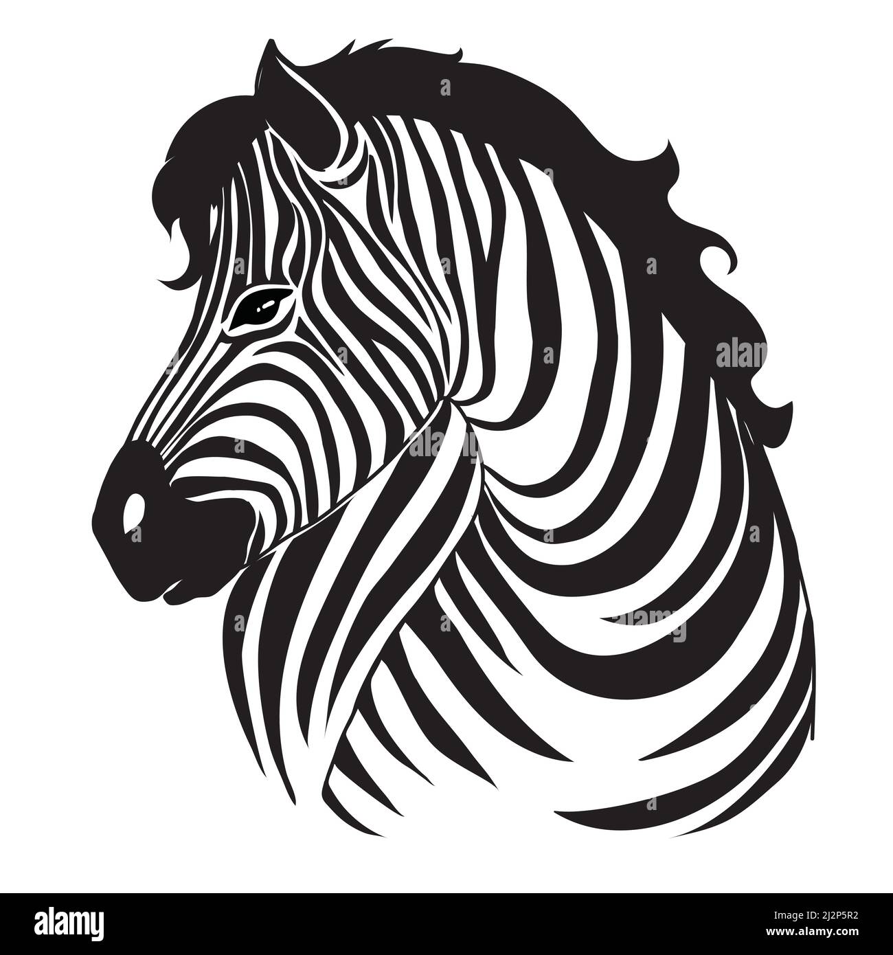 Zebra Stripe Outline