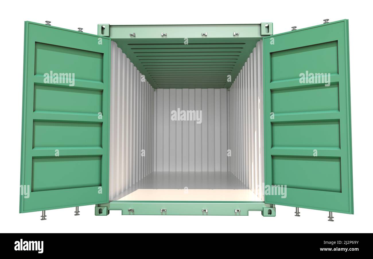 Shipping container doors open hi-res stock photography and images - Alamy