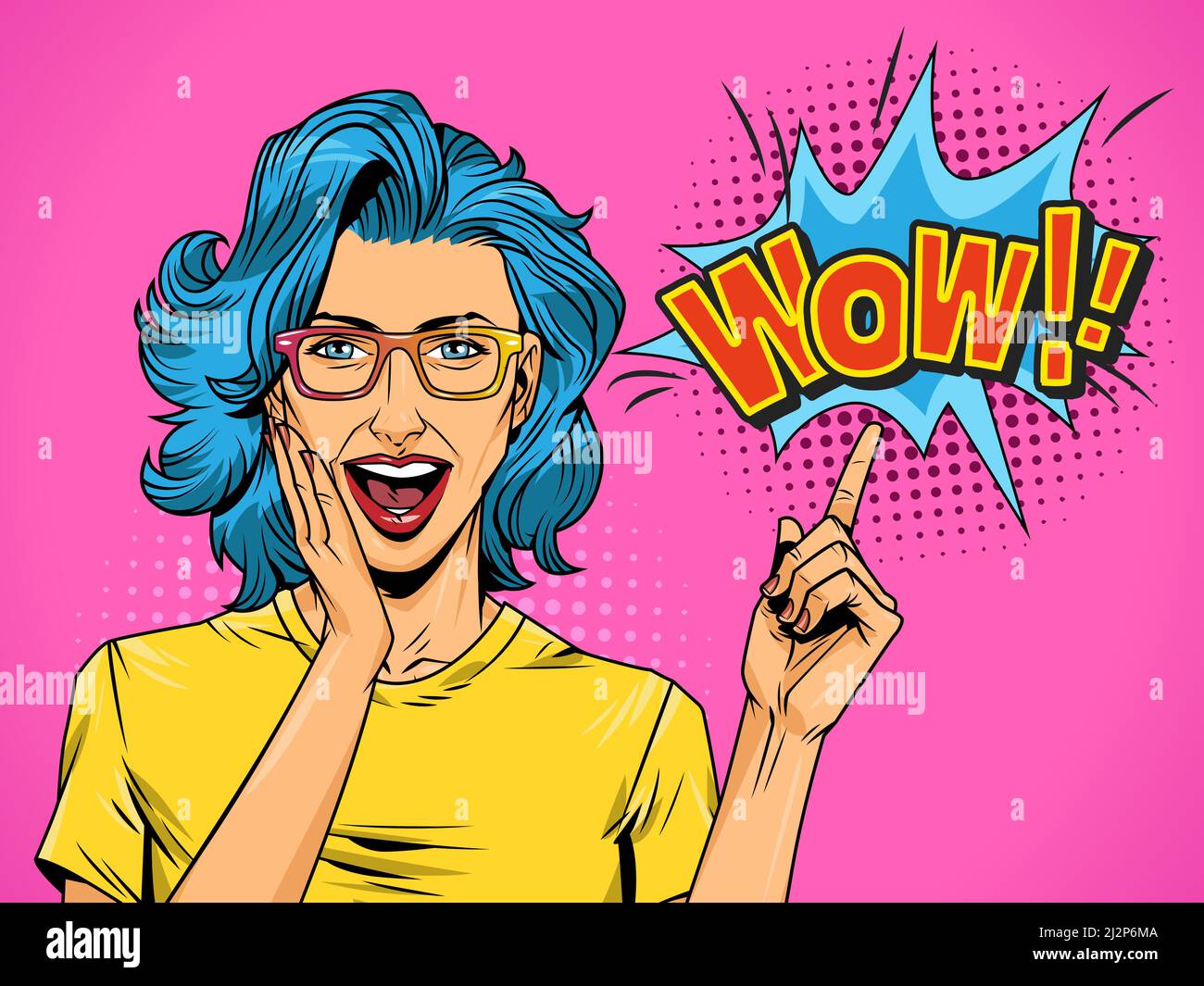 Wonder Woman Blue Hair