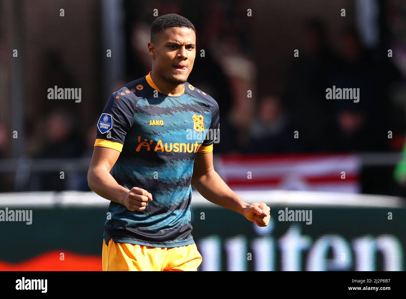 ROTTERDAM, NETHERLANDS - APRIL 3: Amin Sarr of SC Heerenveen during the ...