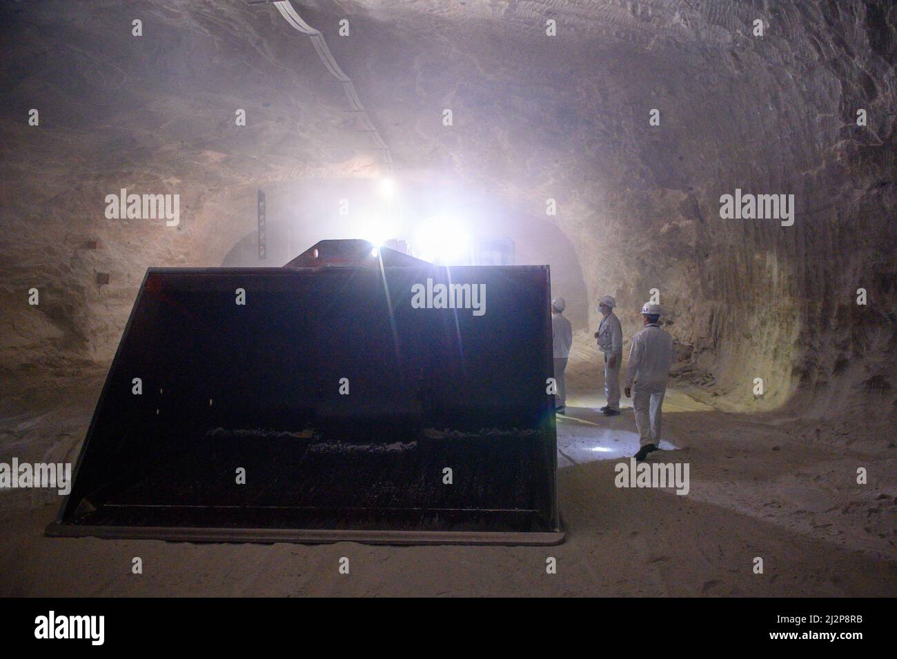 Salt mine underground vehicle hi-res stock photography and images - Alamy