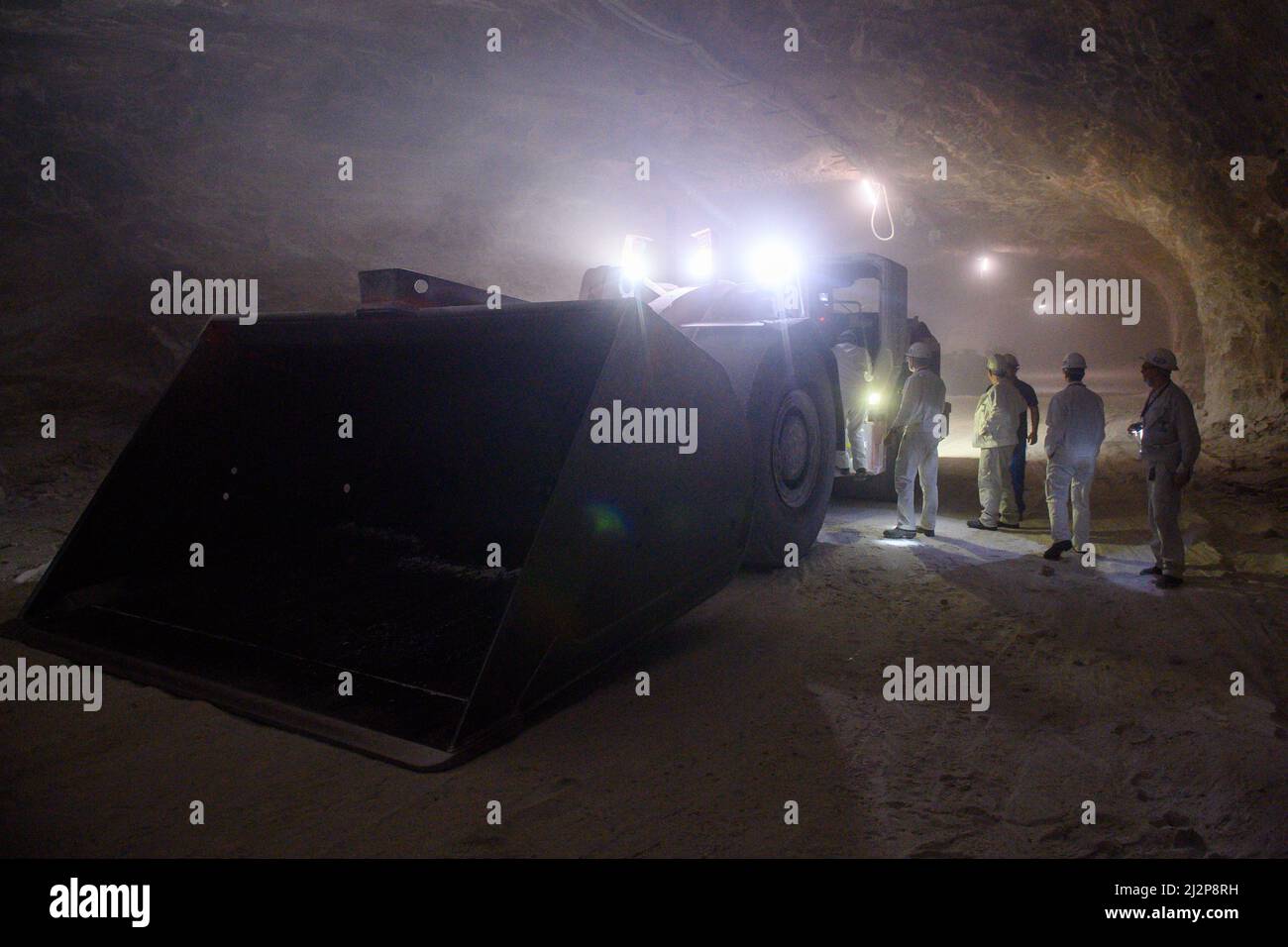 Salt mine underground vehicle hi-res stock photography and images - Alamy