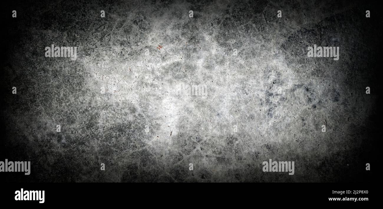 a black concrete background with a vignette is suitable for a horror ...