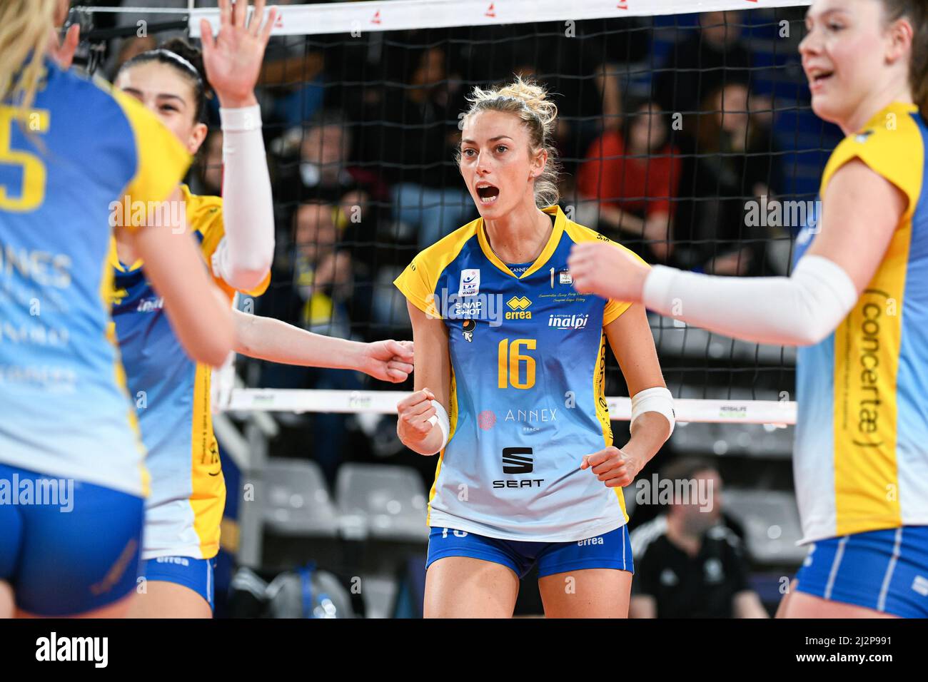 Paris, France. 02nd Apr, 2022. Tiziana VEGLIA of RC Cannes during the ...