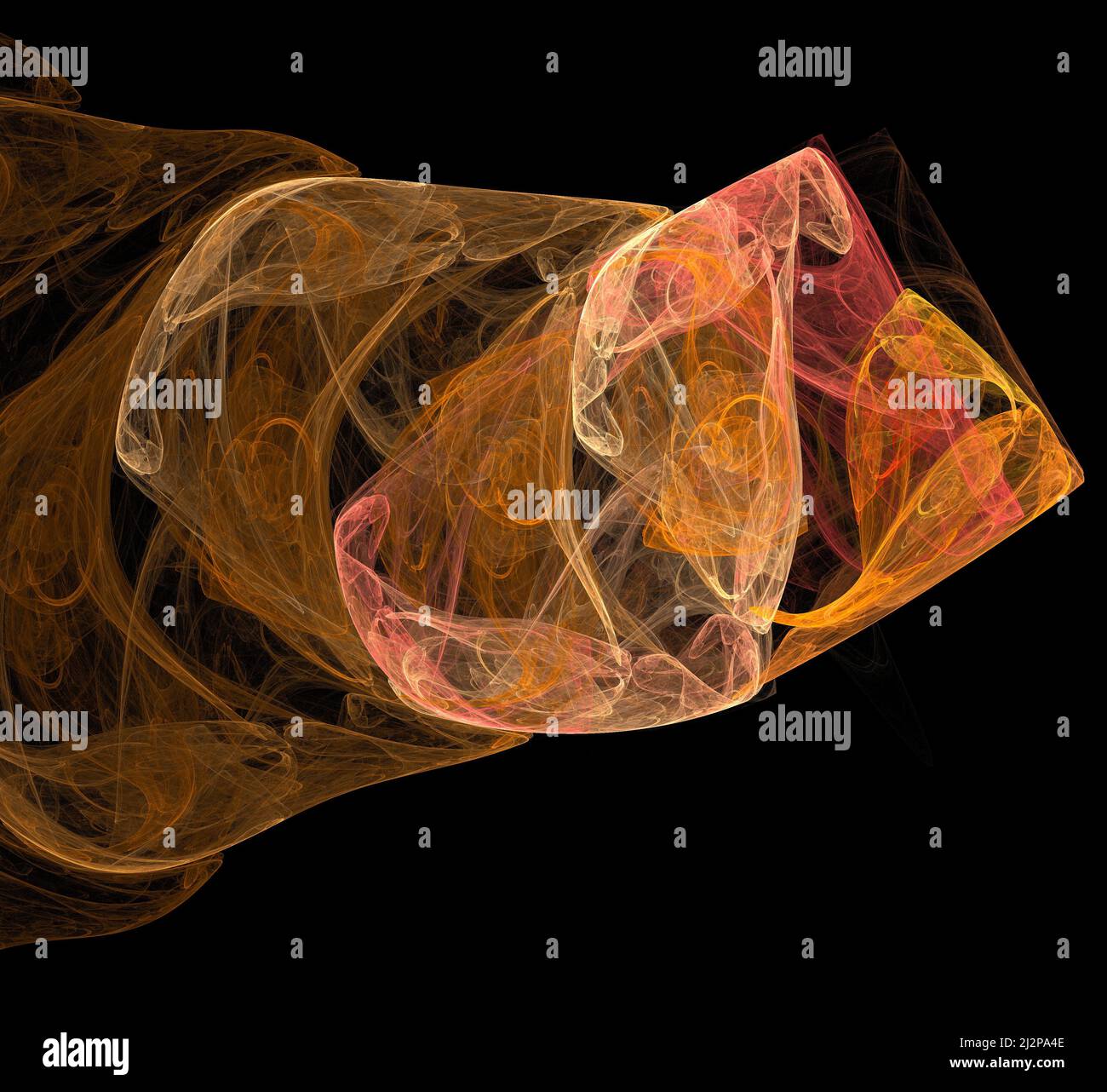 image of one Illustration of digital fractal Stock Photo - Alamy