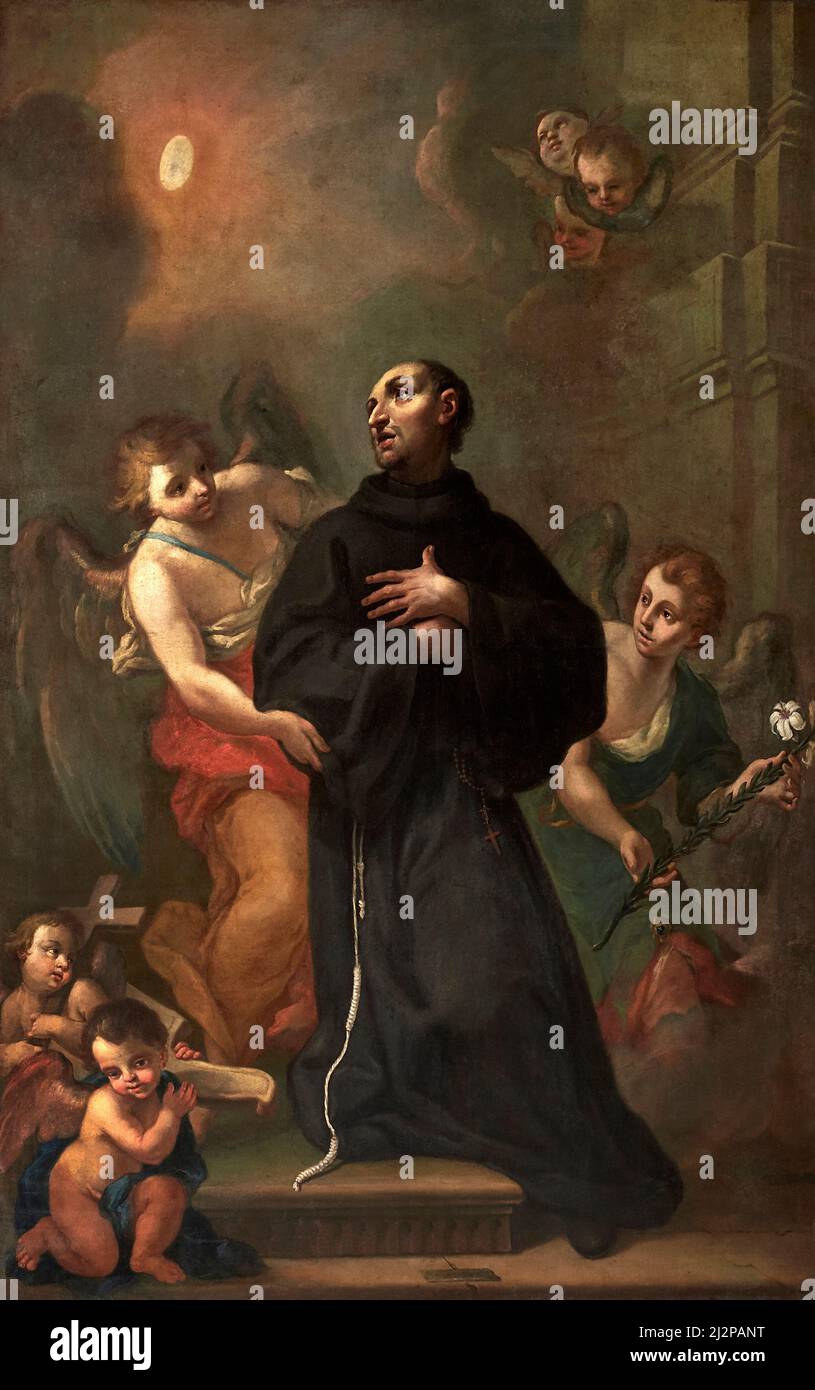 Blessed Antonio Conti - oloil on canvas - Giuseppe Alemmanni - 18th ...