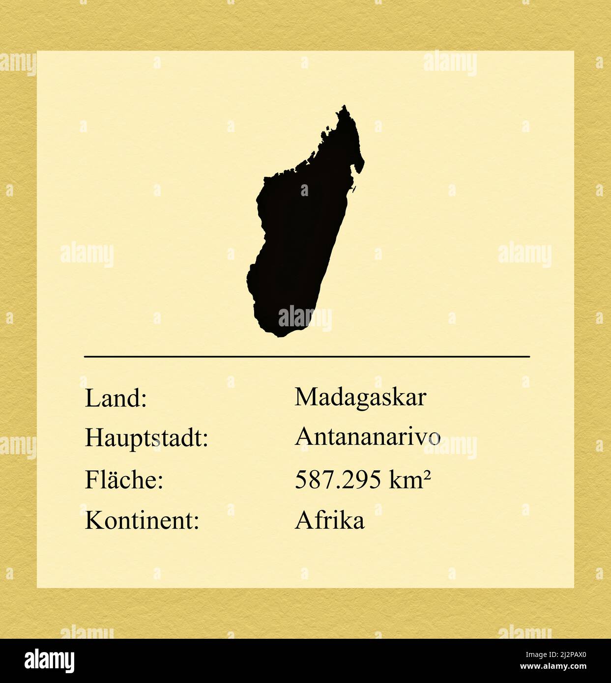 Madagaskar karte hi-res stock photography and images - Alamy