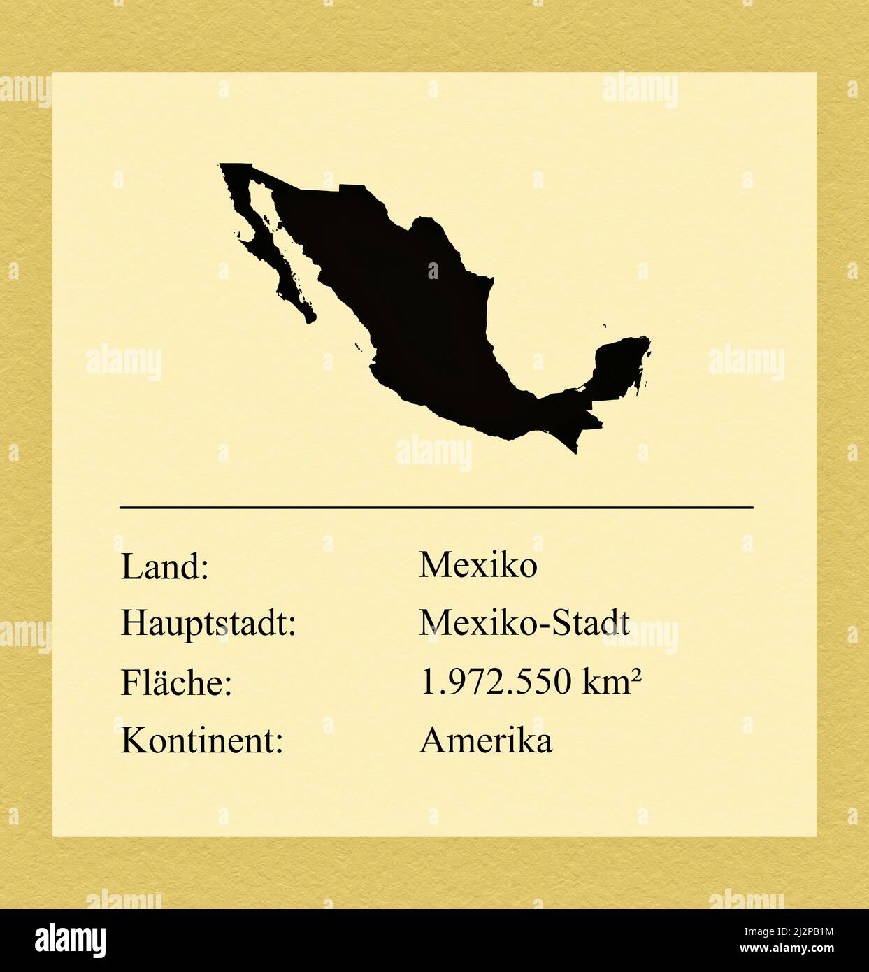 Mexiko karte umriss hi-res stock photography and images - Alamy