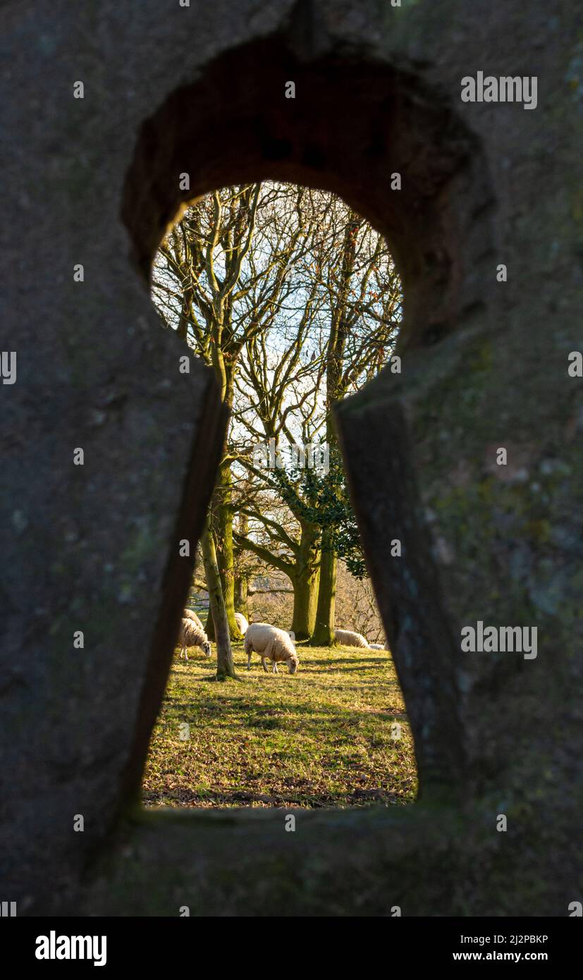 Keyhole into a wall hi-res stock photography and images - Alamy