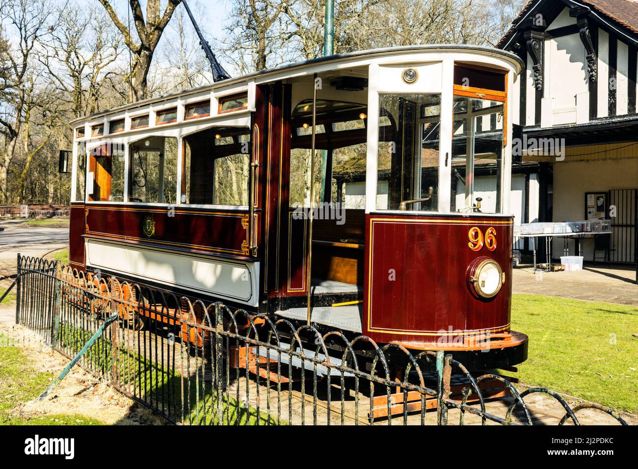 1901 Hull Tram. Heaton Park Tramway Stock Photo - Alamy