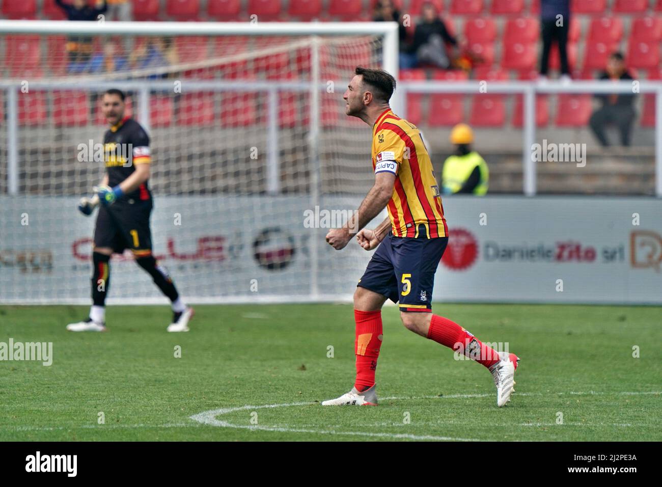Lecce, Italy. 02nd Apr, 2022. Fabio Lucioni (US Lecce) during US Lecce ...