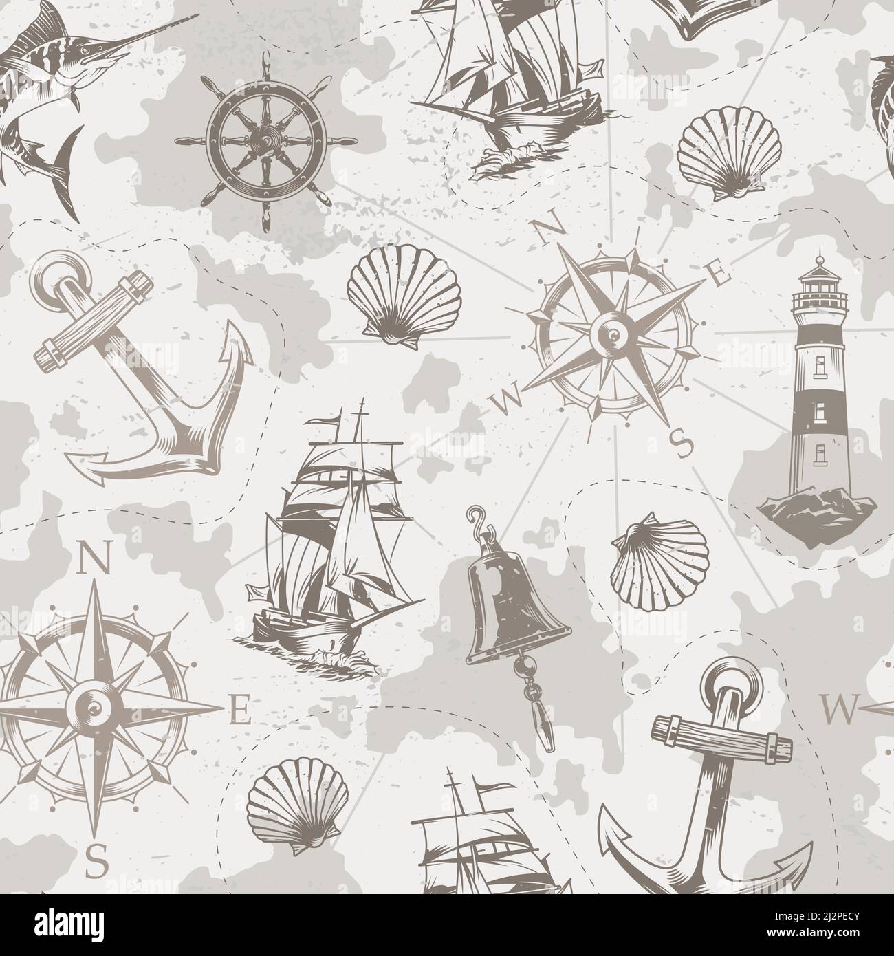 Map of marlin hi-res stock photography and images - Alamy