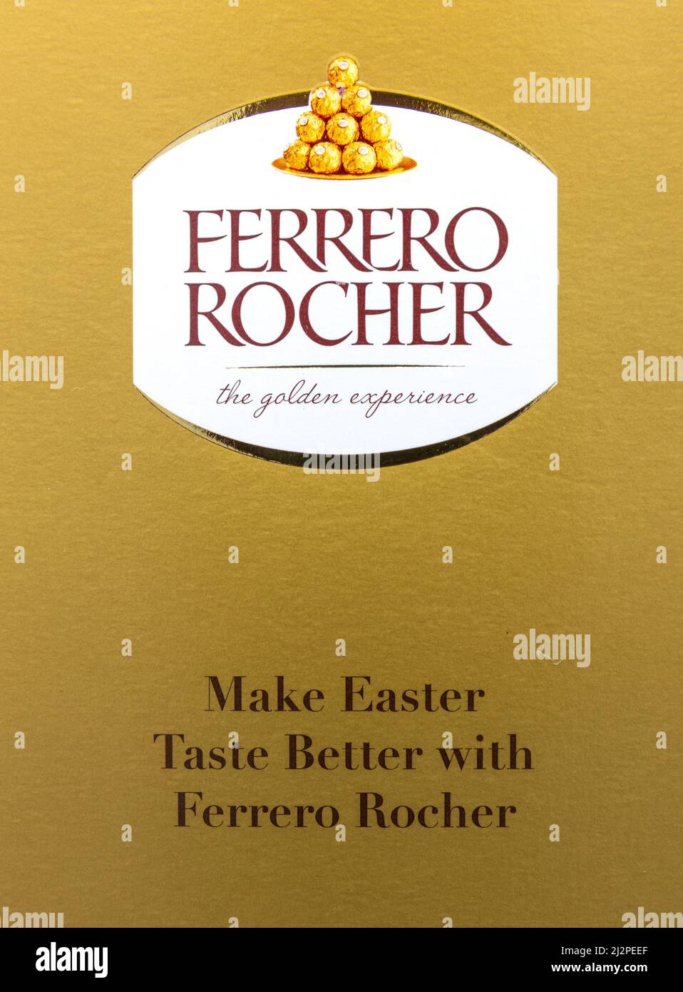 Ferrero Rocher Large Easter Egg Stock Photo - Alamy