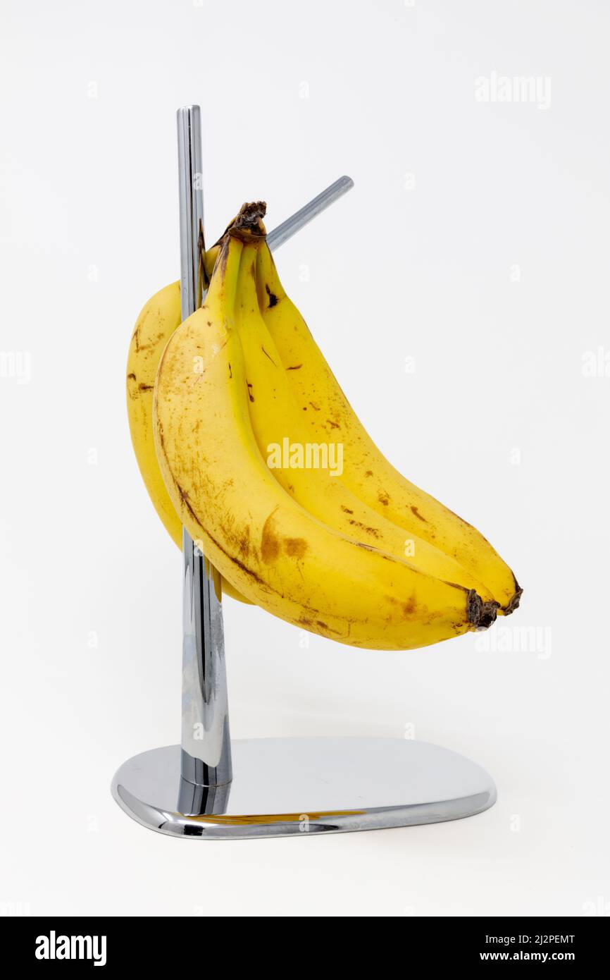 Bananas on Banana Stand Stock Photo - Alamy