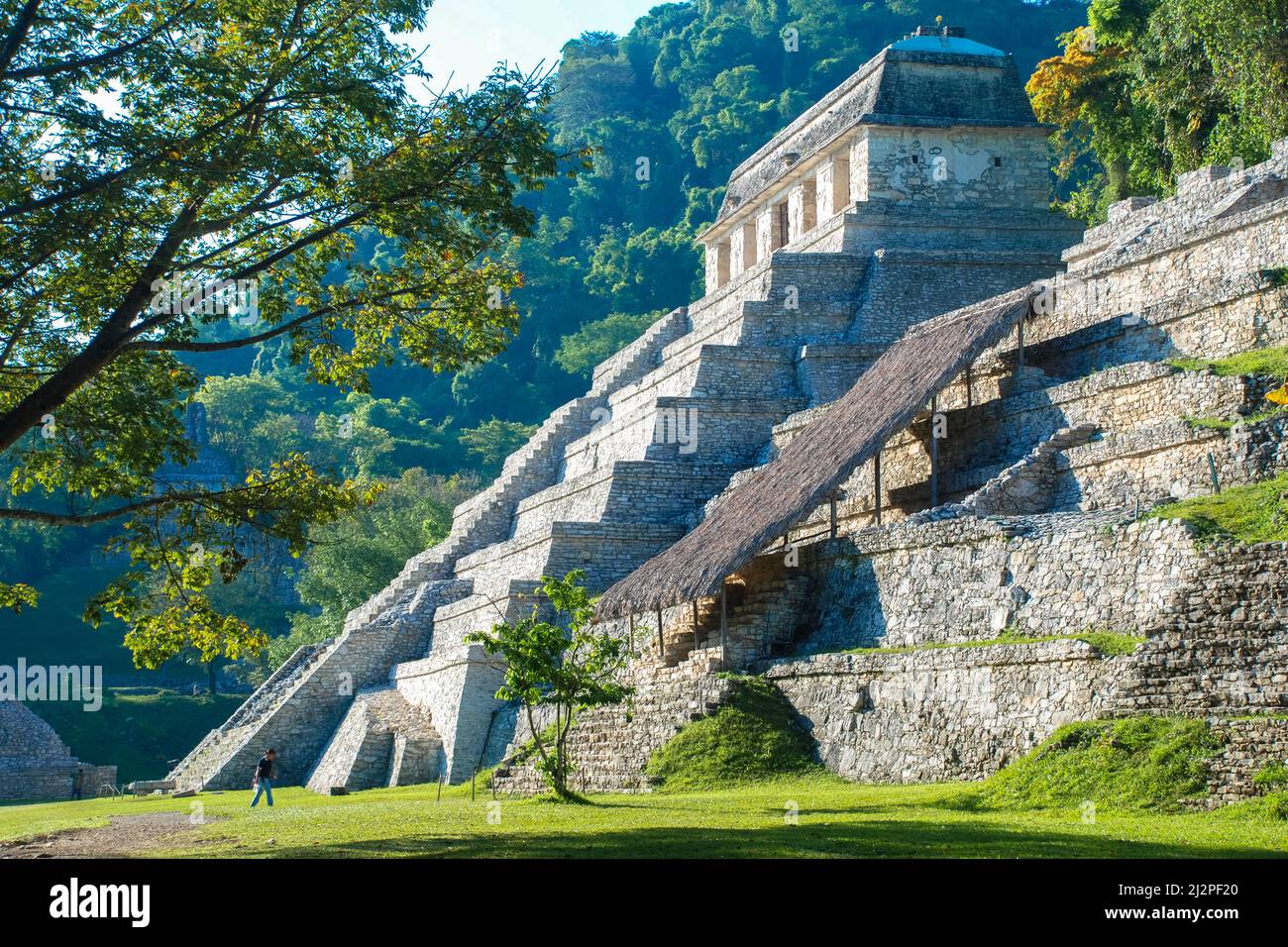 Temple of the Inscriptions, Palenque, Mexico Stock Photo - Alamy