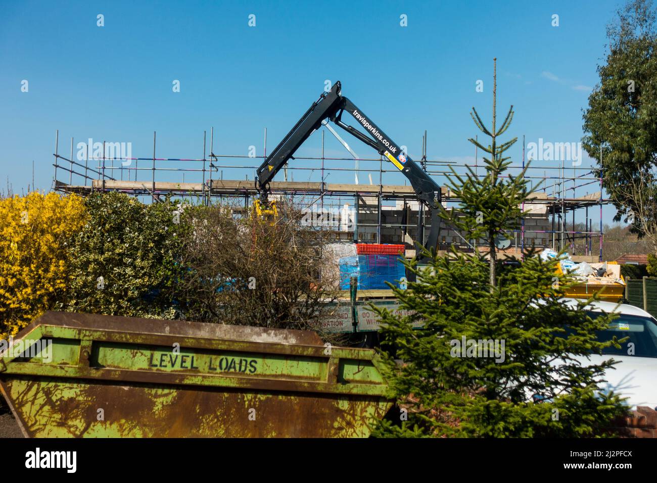 House rebuild and extension, Lancashire, England, UK Stock Photo - Alamy