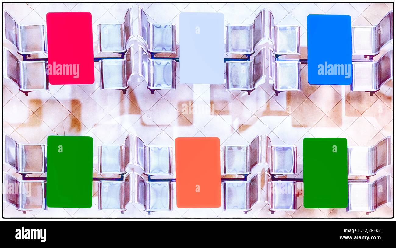 School table Cut Out Stock Images & Pictures - Alamy