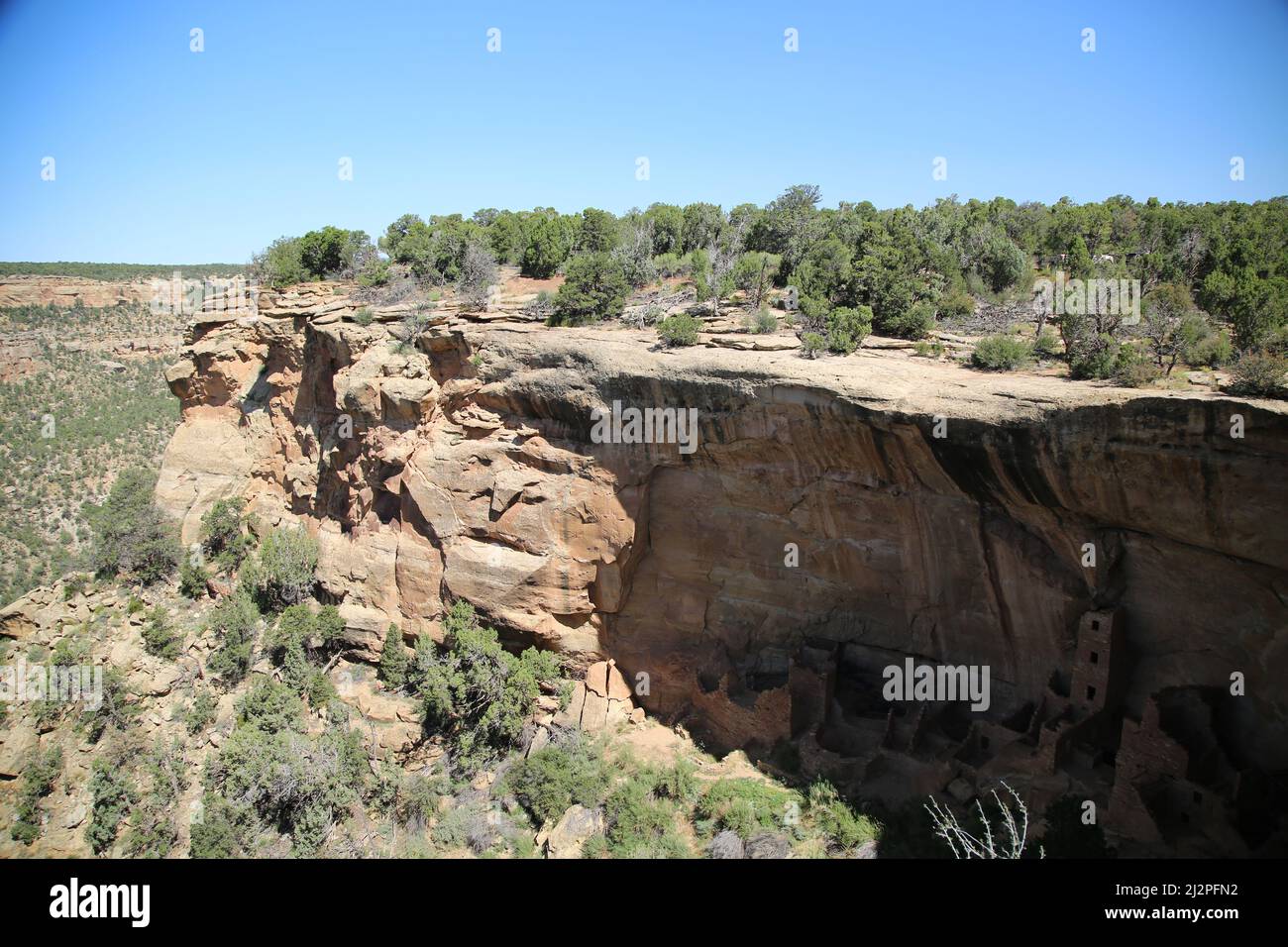 Square Tower House, Mesa Verde National Park, United States Stock Photo ...