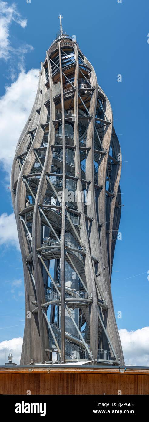 Tallest wooden observation tower hi-res stock photography and images ...