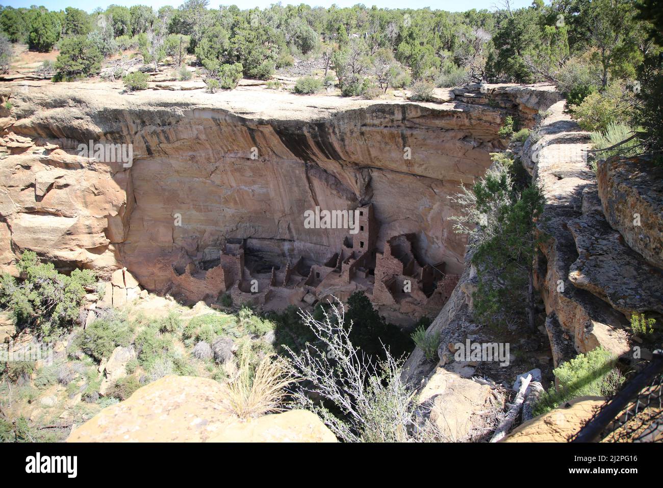 Square Tower House, Mesa Verde National Park, United States Stock Photo ...