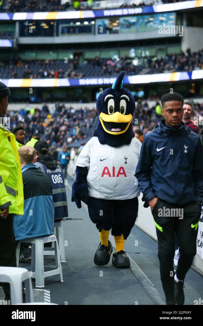 Tottenham hotspur mascot hi-res stock photography and images - Alamy