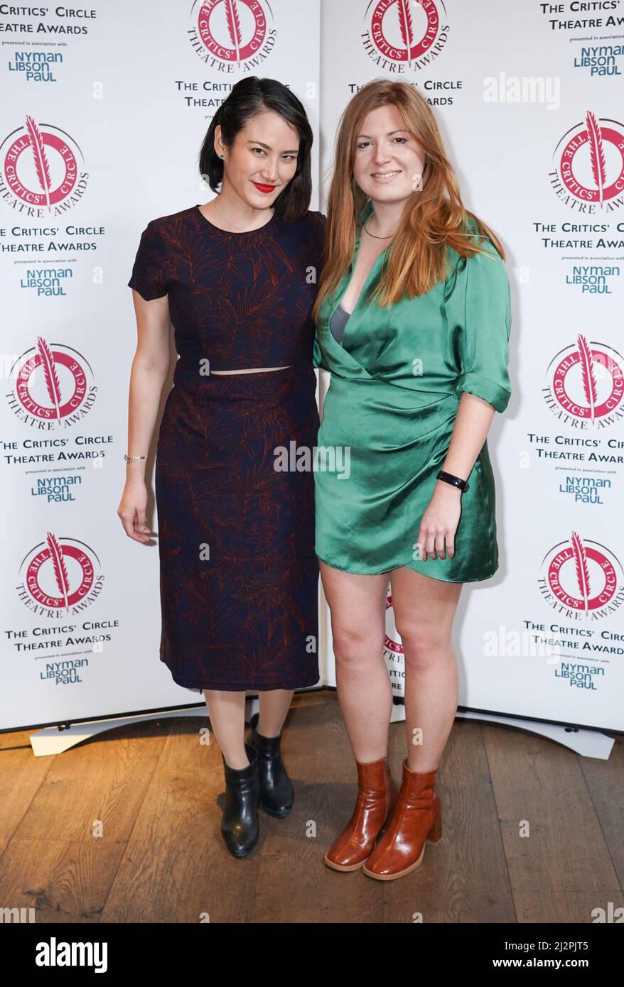 Susan Stanton and Miriam Battye arriving for the annual Critics' Circle ...