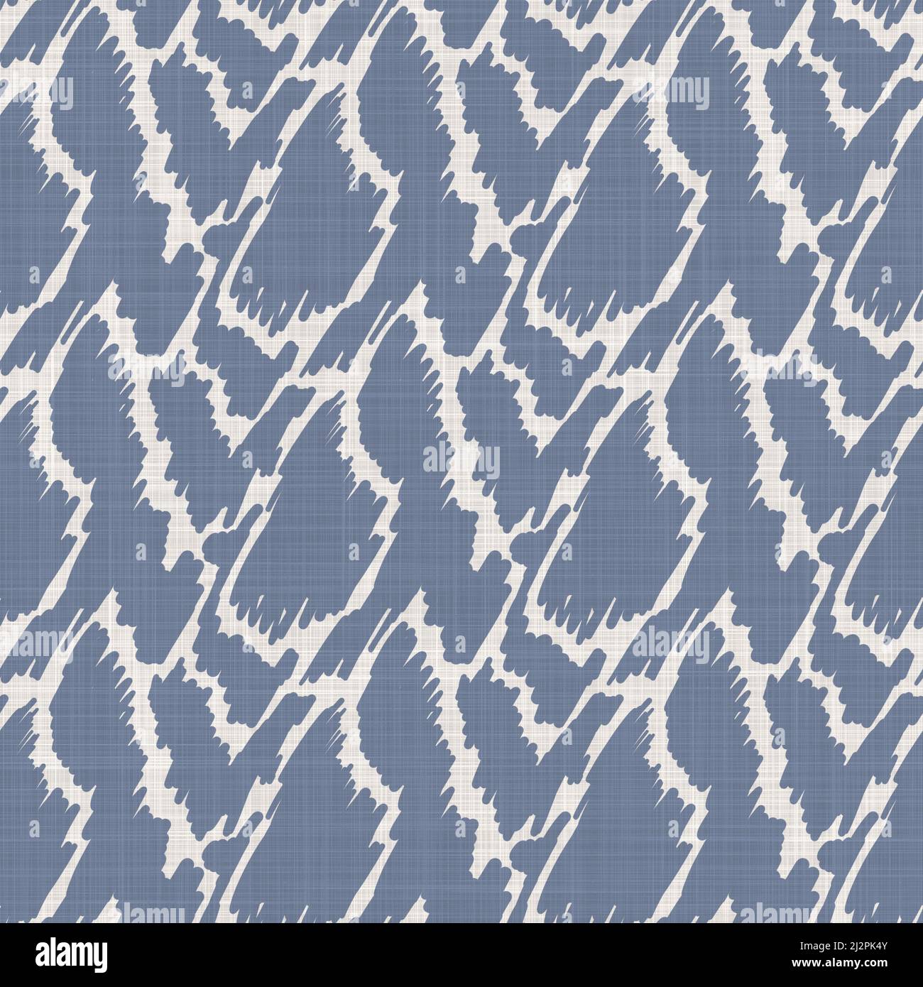 Seamless french mottled linen printed floral damask background ...