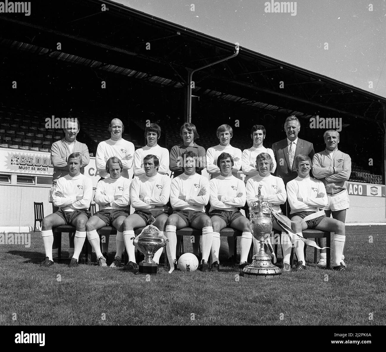 Derby County first team , League Champions & Texaco Cup winners 1971-72 ...